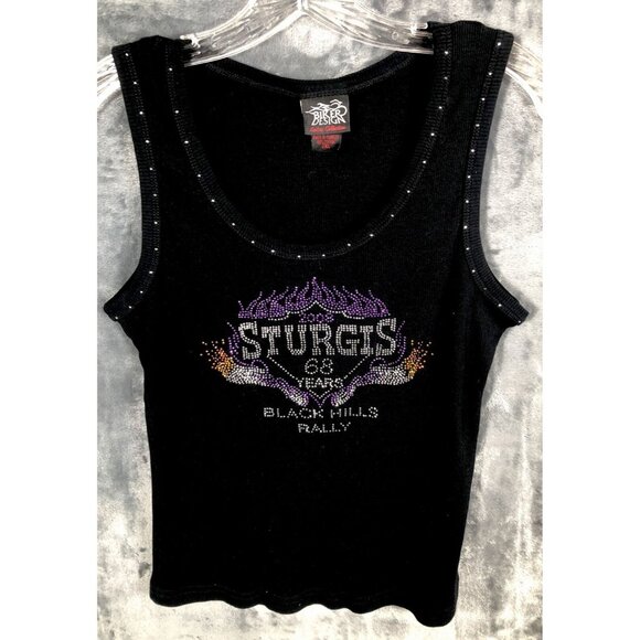 Sturgis | Tops | Bikers Design Sturgis Womans Black Hills Rally Black ...
